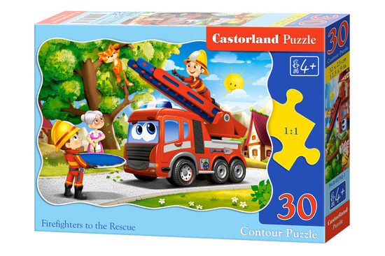 Puzzle 30 pieces Firefighters to the Rescue B-03792 | toys \ puzzles ...