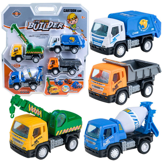 Set of autecked construction cars tipper crane ZA2103 A | toys \ cars ...