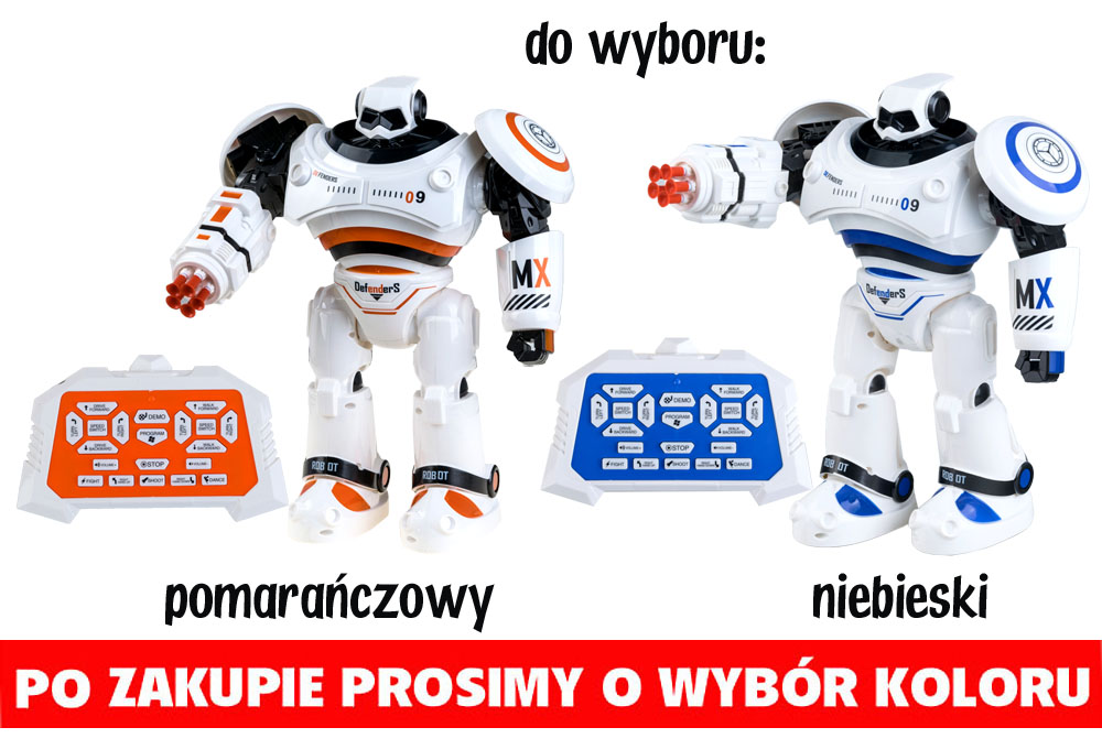 Interaktywny TAŃCZĄCY Robot RC Chodzi Walczy Strzela Pilot Ładowarka ...