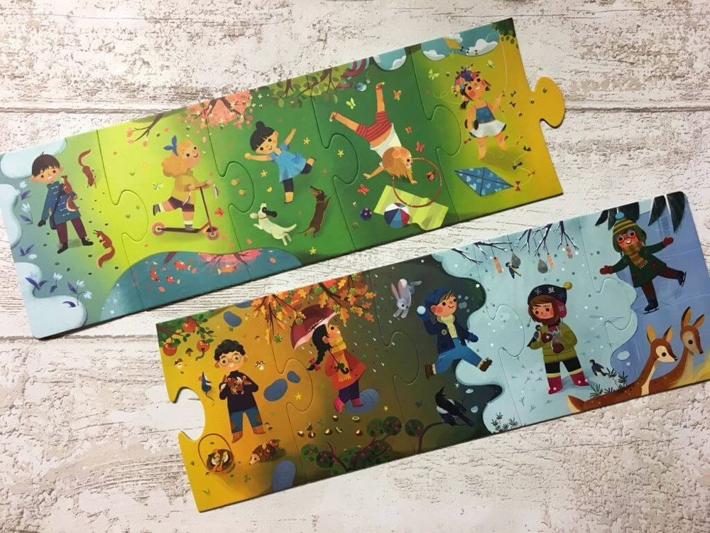 Puzzle I arrange and tell Seasons 10 elements KS0676 | toys \ puzzles ...