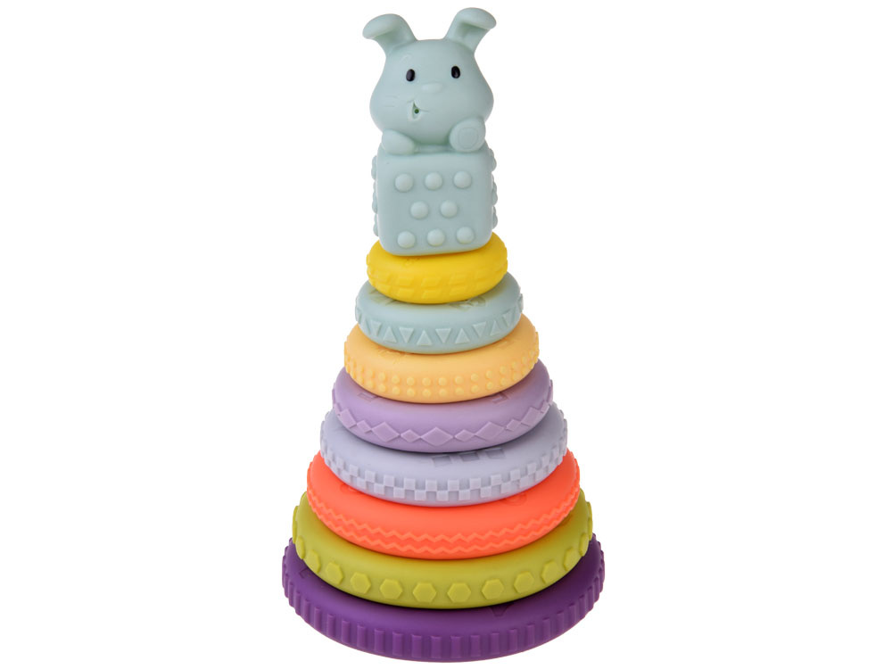 Pyramid with studs for arranging alphabet numbers patterns 9 pieces ...